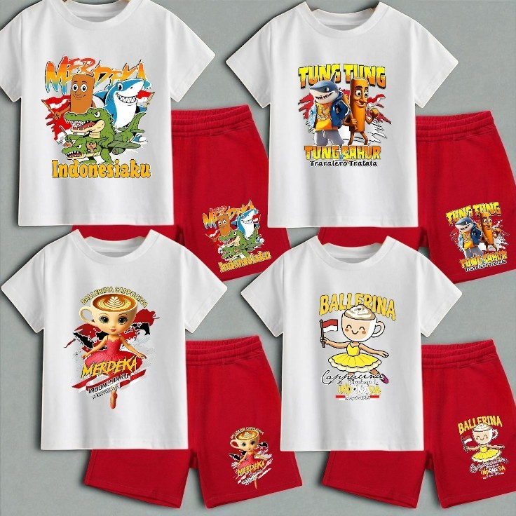 Jual SETELAN ANAK 17 AGUSTUSAN VERSI ANOMALI MERAH PUTIH BAJU DIRGAHAYU HUT RI 80 | Shopee Indonesia