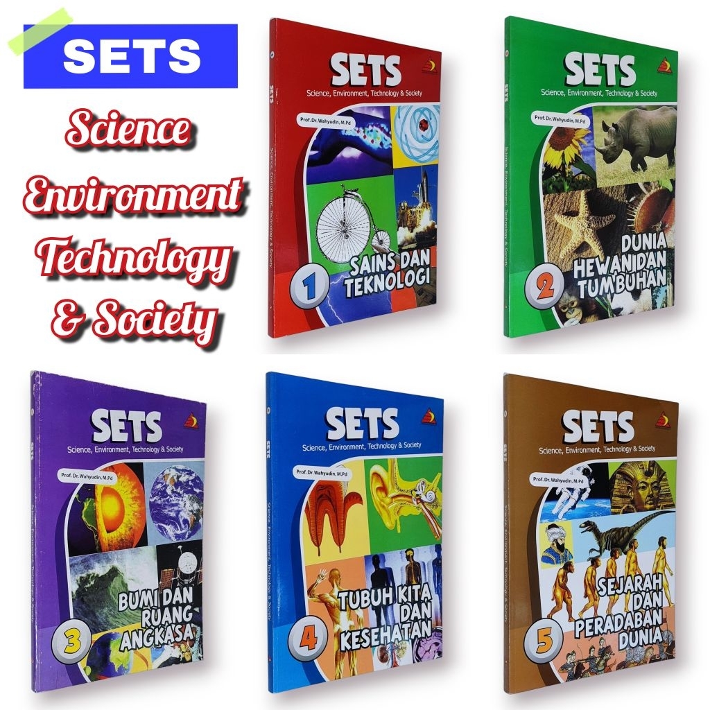 Jual PAKET 5 BUKU ENSIKLOPEDIA SETS (Science, Environment, Technology ...