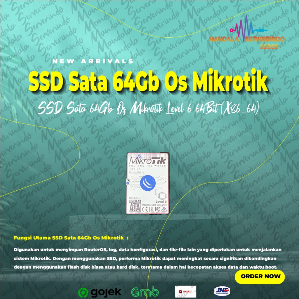 Jual SSD Sata 64Gb Mikrotik Level 6 64Bit (X86_64) | Shopee Indonesia