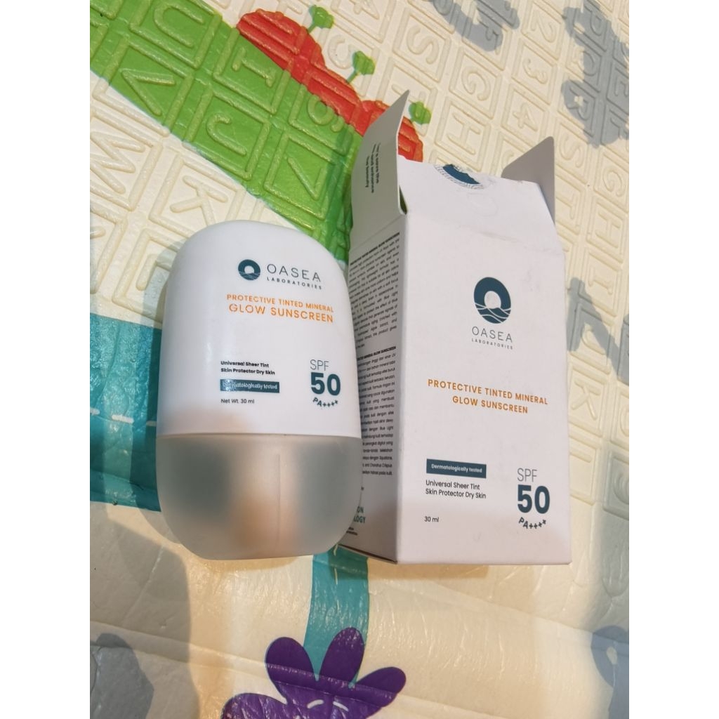 Jual OASEA tinted mineral glow sunscreen spf 50 | Shopee Indonesia