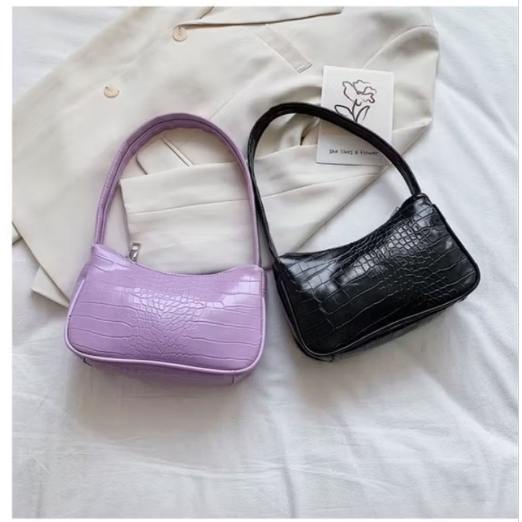 Jual tas croco vintage / tas bahu / tas murah / tranding | Shopee Indonesia