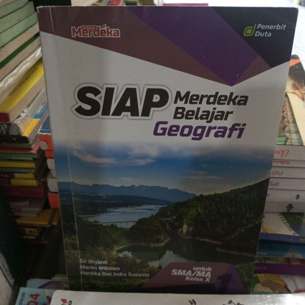 Jual SIAP MERDEKA BELAJAR GEOGRAFI KELAS 10 KURIKULUM MERDEKA PENERBIT ...