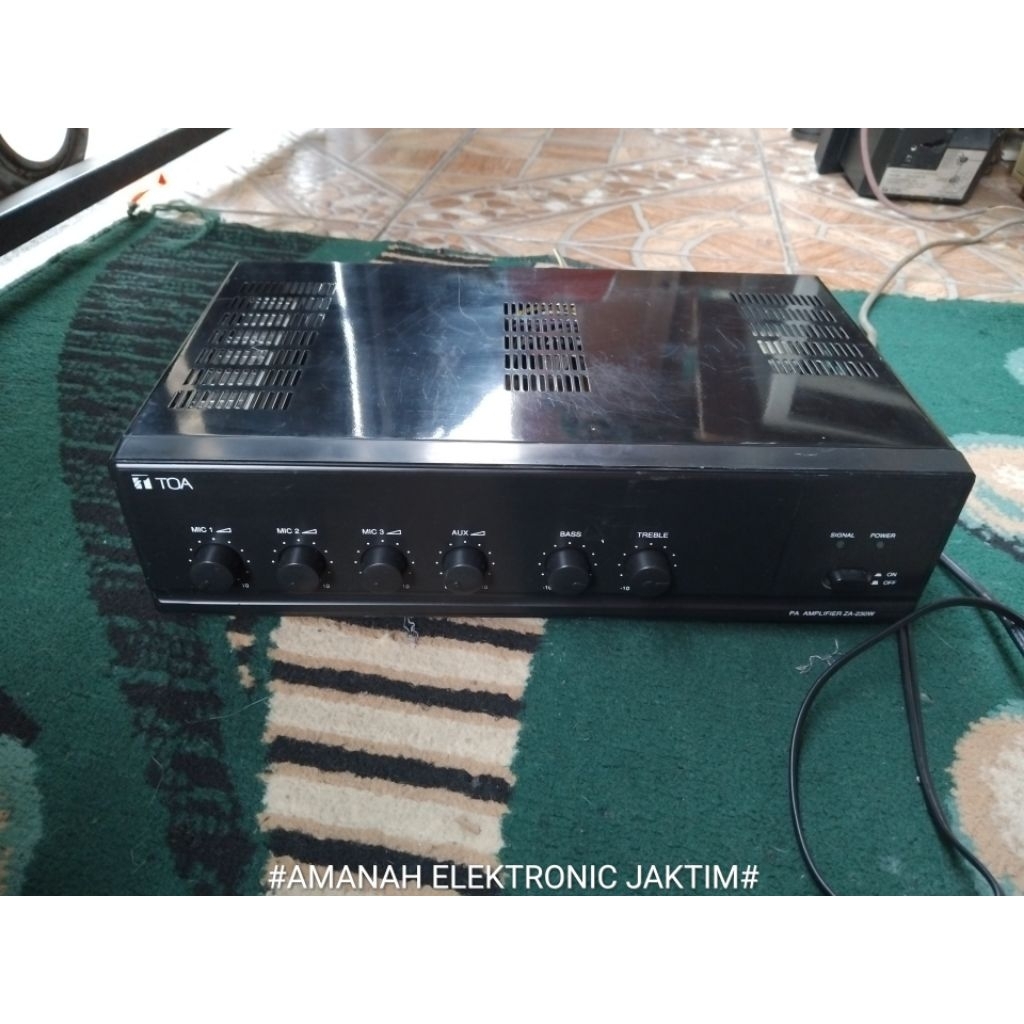 Jual AMPLI TOA ZA 230W ( SECOND 95%) | Shopee Indonesia