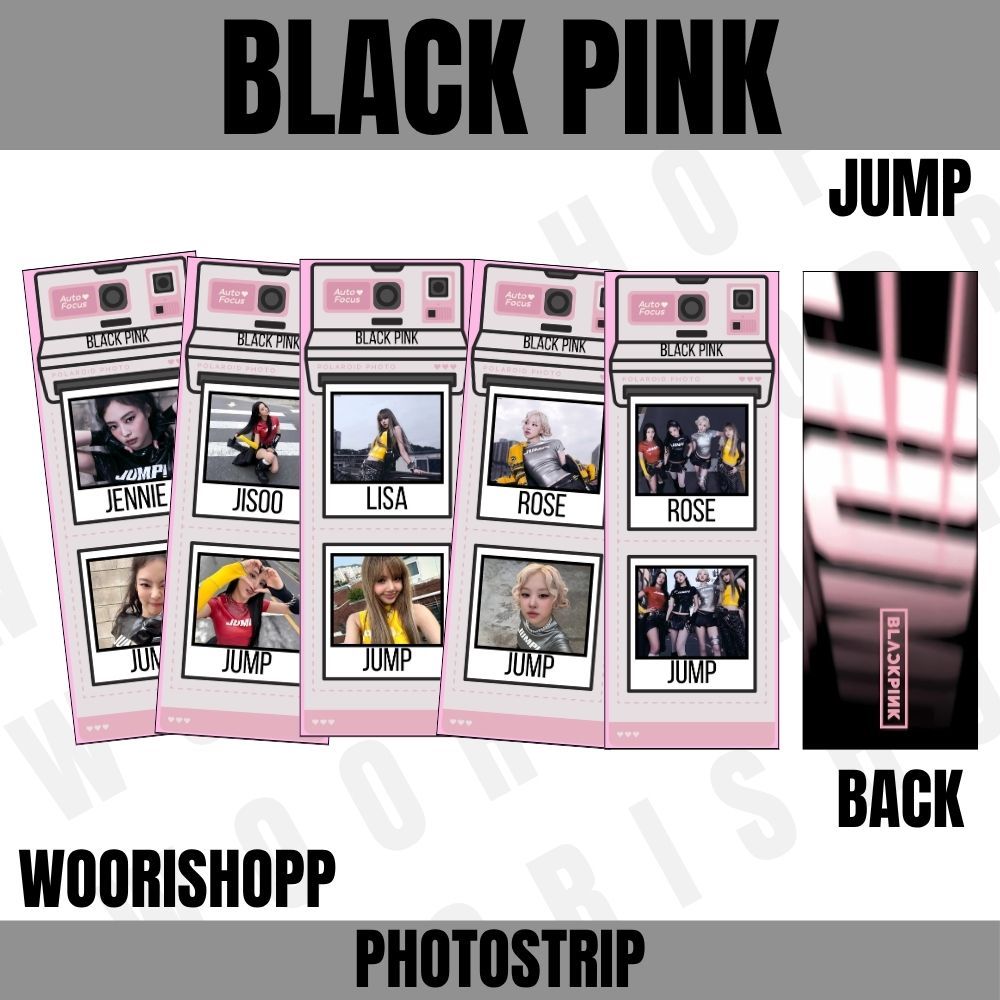 Jual PHOTO STRIP BLACKPINK JUMP 2SISI 5 PCS FOTO STRIPS KPOP UNOFFICIAL ...