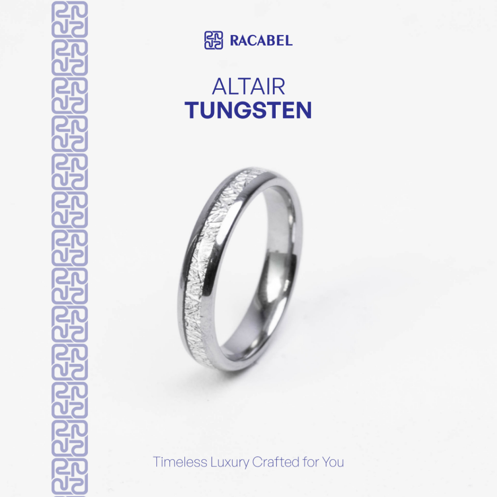 Jual Racabel Altair Ring - Cincin Tungsten Pria Silver Anti Karat ...