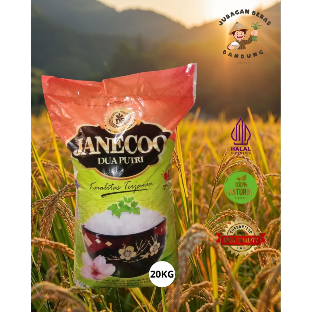 Jual Beras Janecoo 5 Kg Repack 20 Kg dan 25 Kg Pulen Enak | Shopee ...