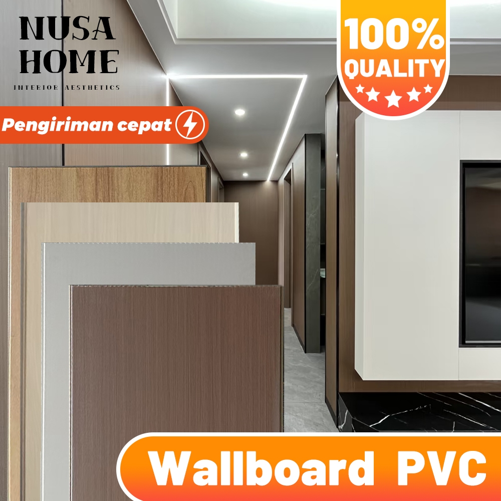 Jual 2.9m x 0.4m wallboard panel PVC/Wallboard WPC/Wallboard hiasan ...