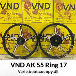 Jual VELG VND AK 55 Ring 17 Vario 125/150 Beat Fi Scoopy Genio Vario ...