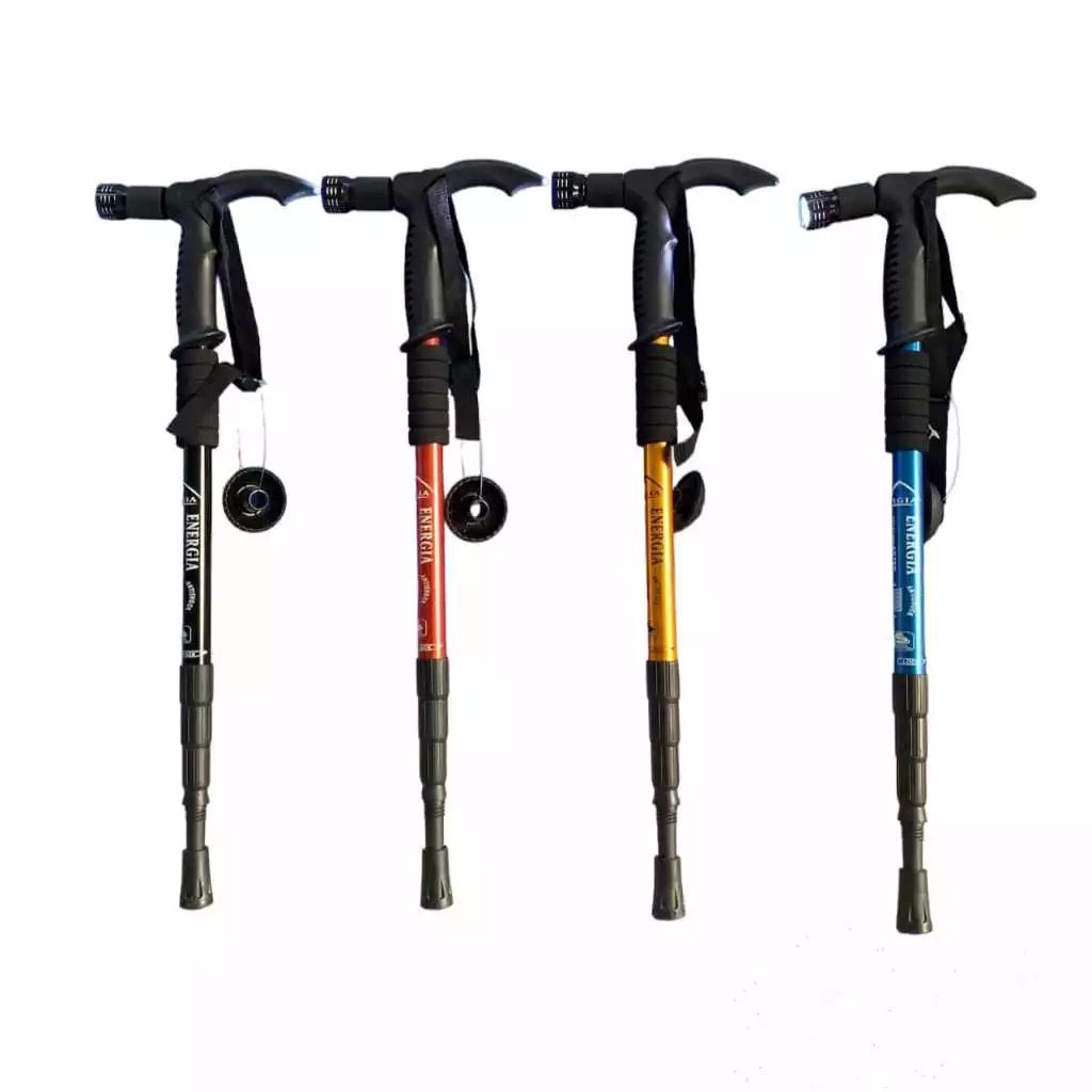 Jual Tracking Pole Teleskopik Tongkat Gunung Senter Dan Kompas 135CM ...