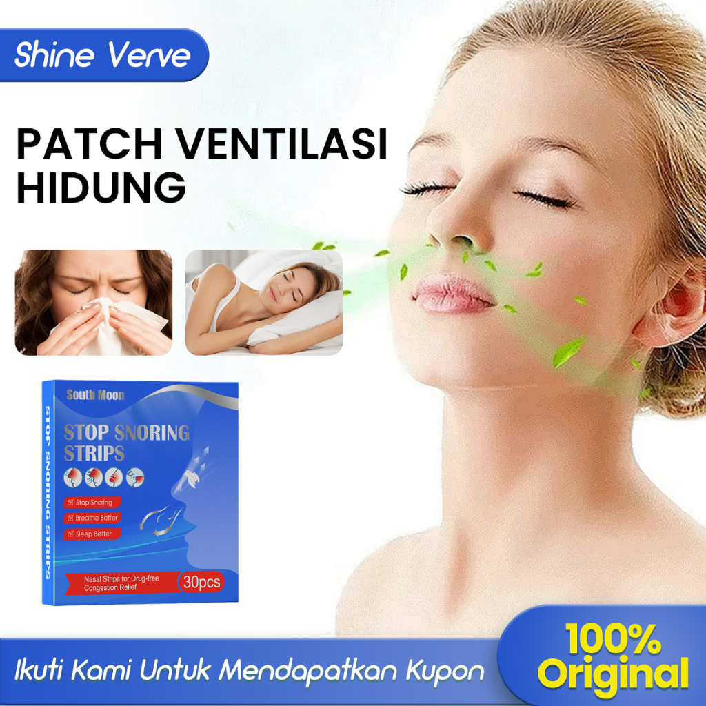 Jual South Moon Patch Ventilasi Hidung 30pcs Meredakan Obstruksi Hidung ...