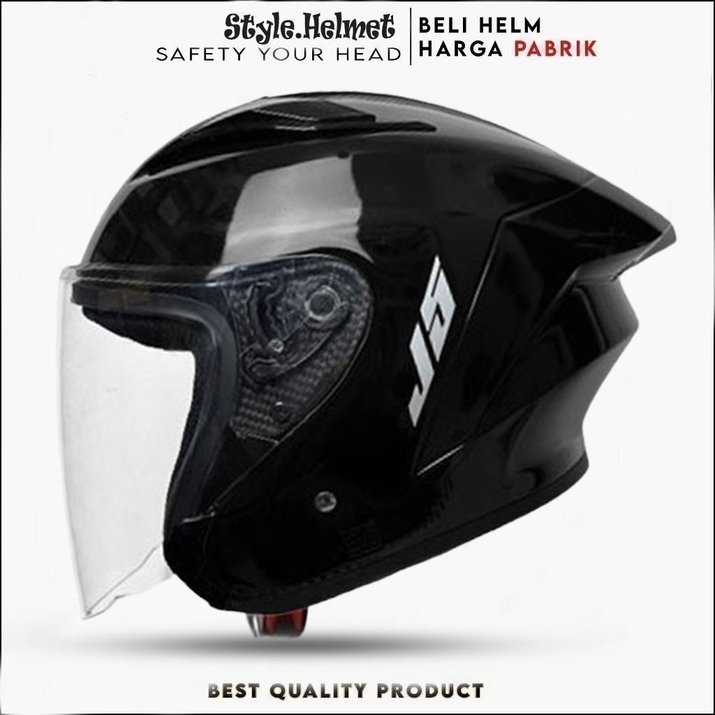Jual Helm Half Face MLA J5 Solid Original Helm Half Face DewasaTerbaru ...