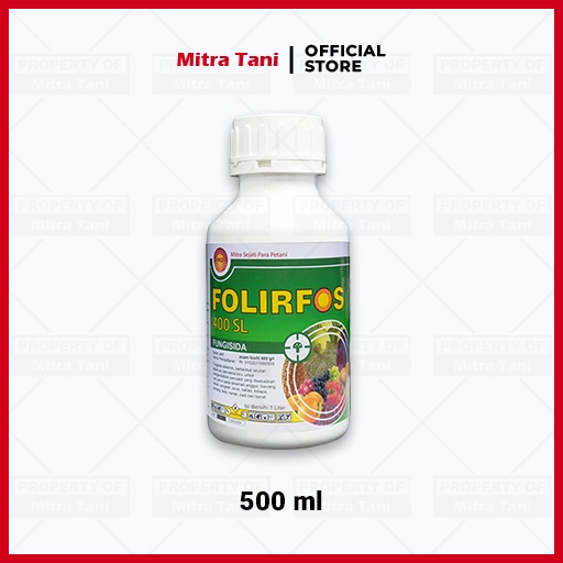 Jual FOLIRFOS 400 SL Fungisida Obat Busuk Batang Tanaman Original 500 ...