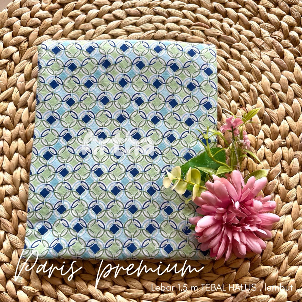 Jual kain katun paris premium motif batik | Shopee Indonesia