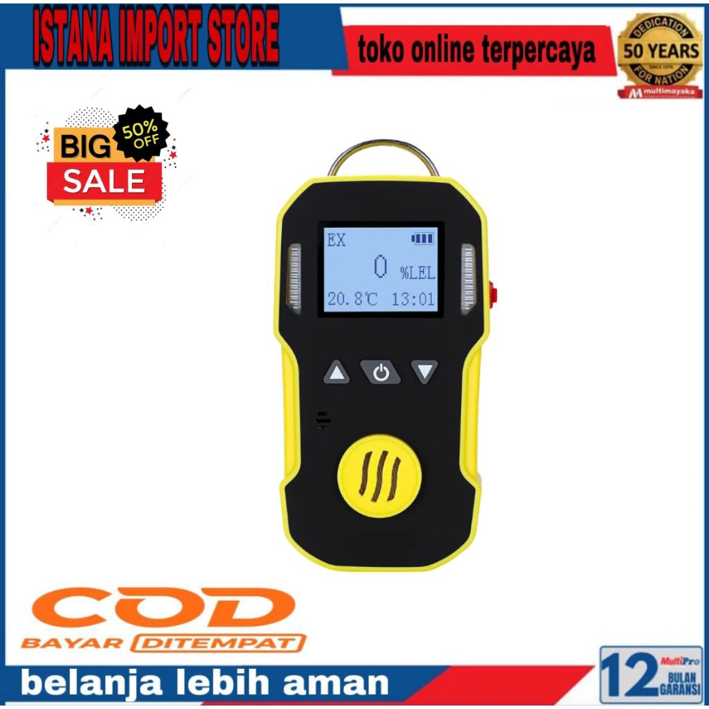 Jual Hydrogen Chloride HCL Gas Detector Bosean BH90A Gas Leak Hidrogen ...