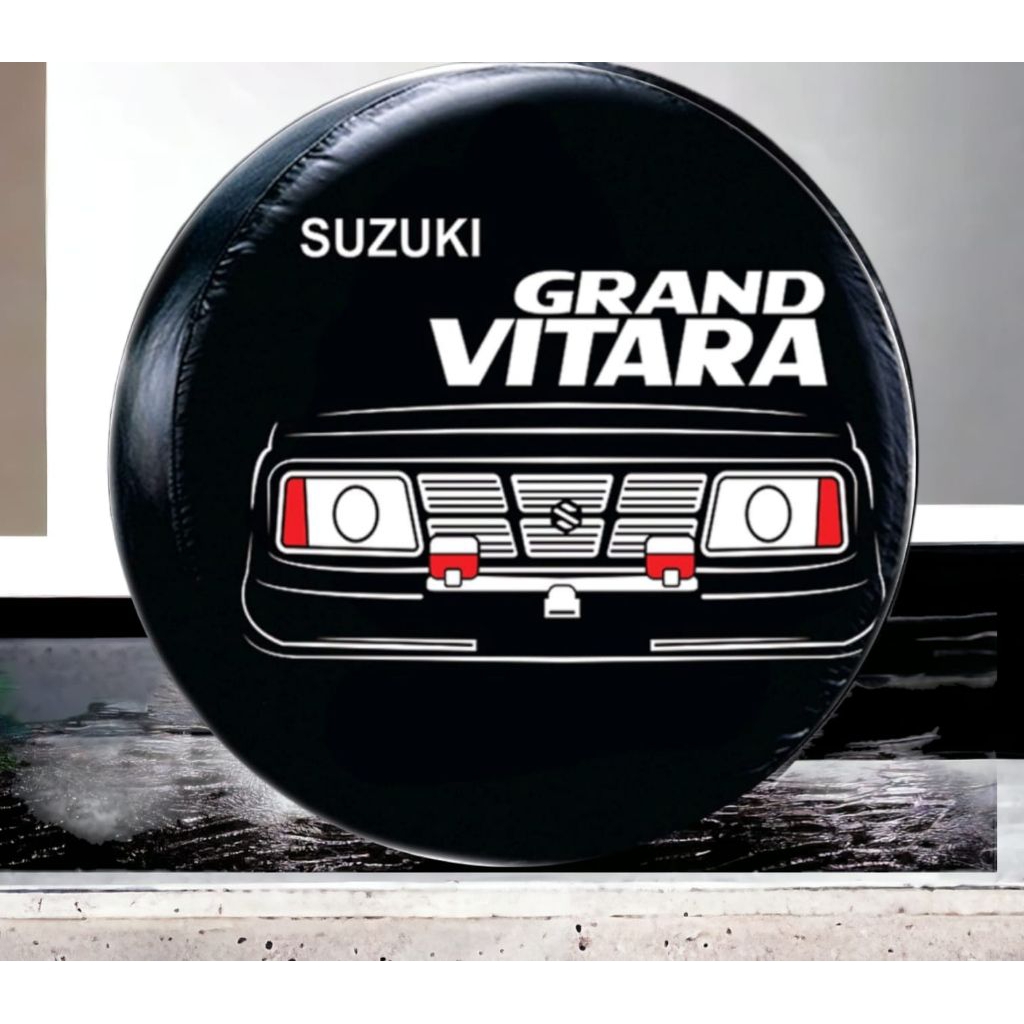Jual Sarung ban mobil serep Grand Vitara ukuran presisi warna hitam ...