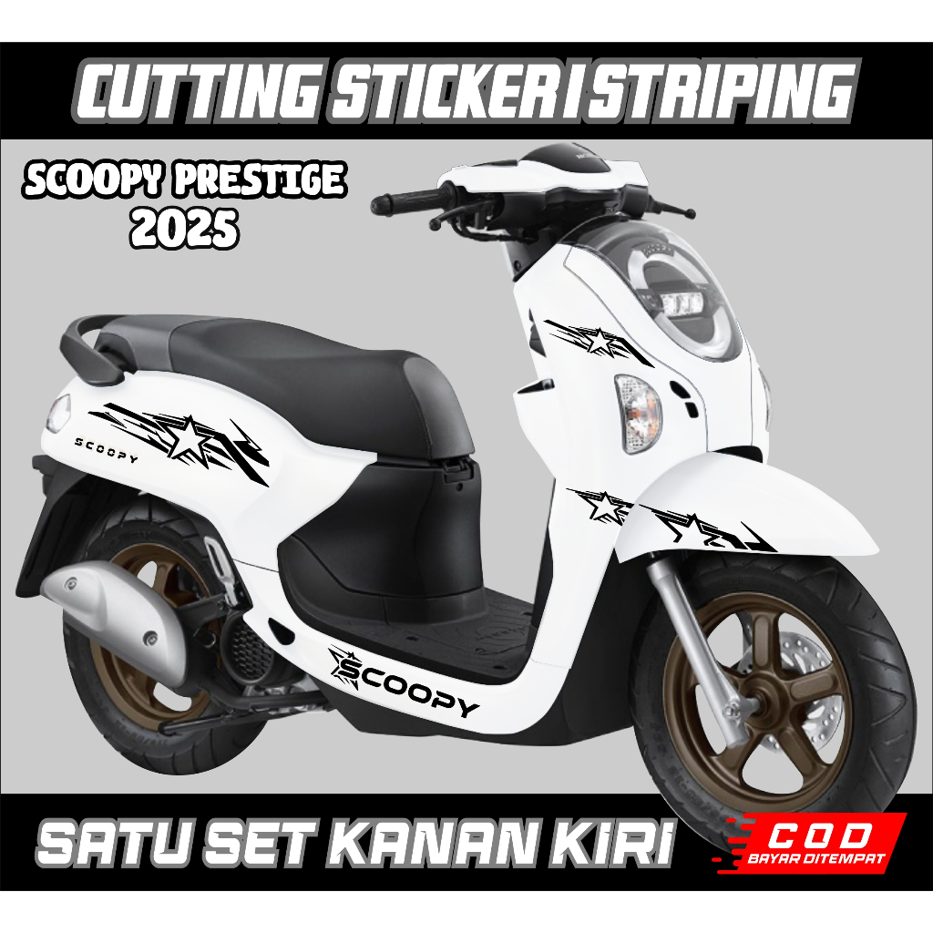 Jual STRIPING CUTTING STICKER HONDA SCOOPY ALL NEW 2025 TERBARU ...