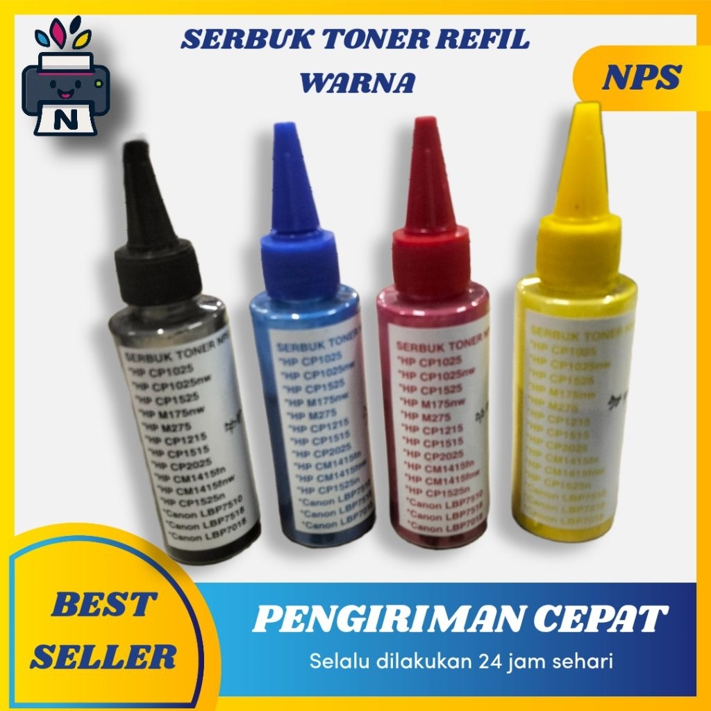 Jual Serbuk Toner bubuk refil Kemasan 40gr Serbuk Toner Universal Untuk ...