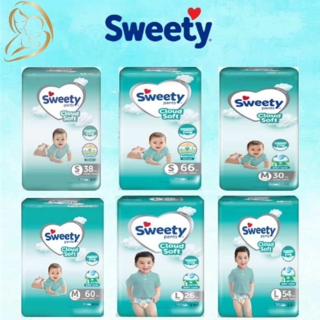 Jual Sweety Silver Pants Cloud Soft S38 S66 M32 M60 L26 L54 XL42 XXL32 ...