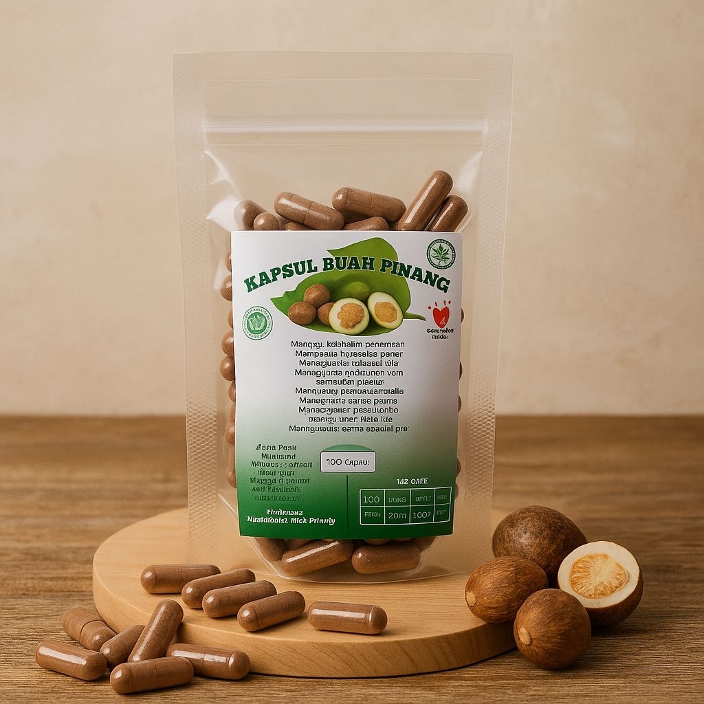 Jual Kapsul Herbal Buah Pinang Muda / Jambe Kemasan Hemat isi ( 100 kapsul ) | Shopee Indonesia
