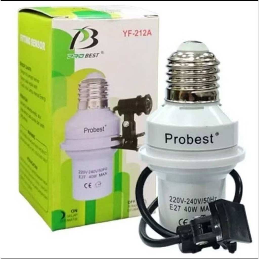 Jual FITTING SENSOR PROBEST FITTING SENSOR CAHAYA OTOMATIS E27 SNI ...