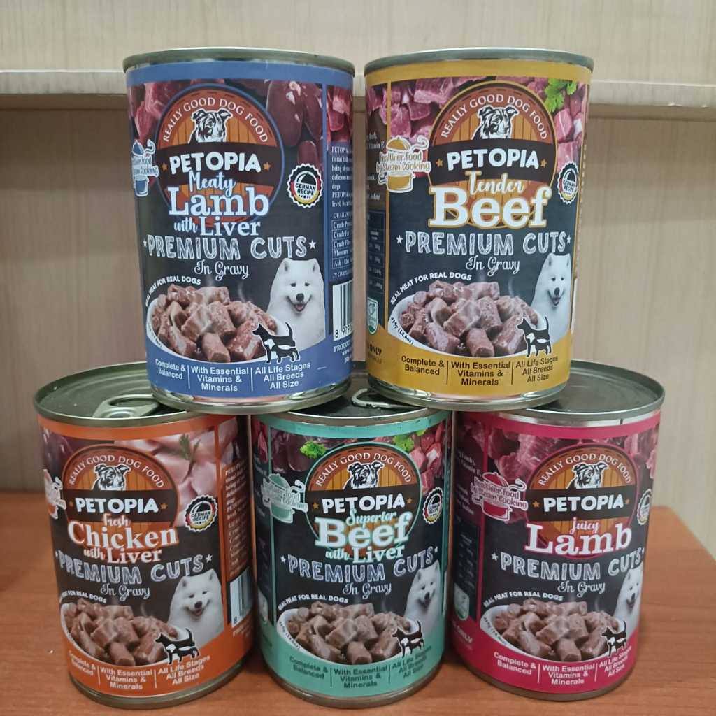 Jual PETOPIA PREMIUM CUTS 415 GR / PETOPIA CANNED DOG FOOD / MAKANAN ...