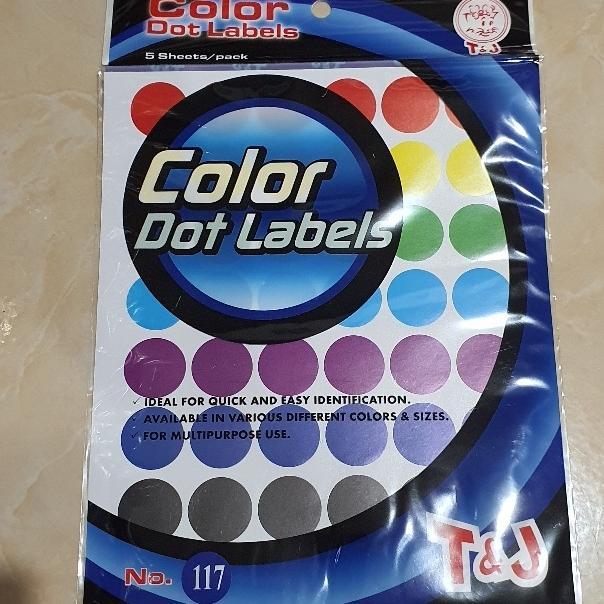 Jual Label Sticker DOT Warna Warni TOM JERRY 117/Stiker Bulat Warna ...