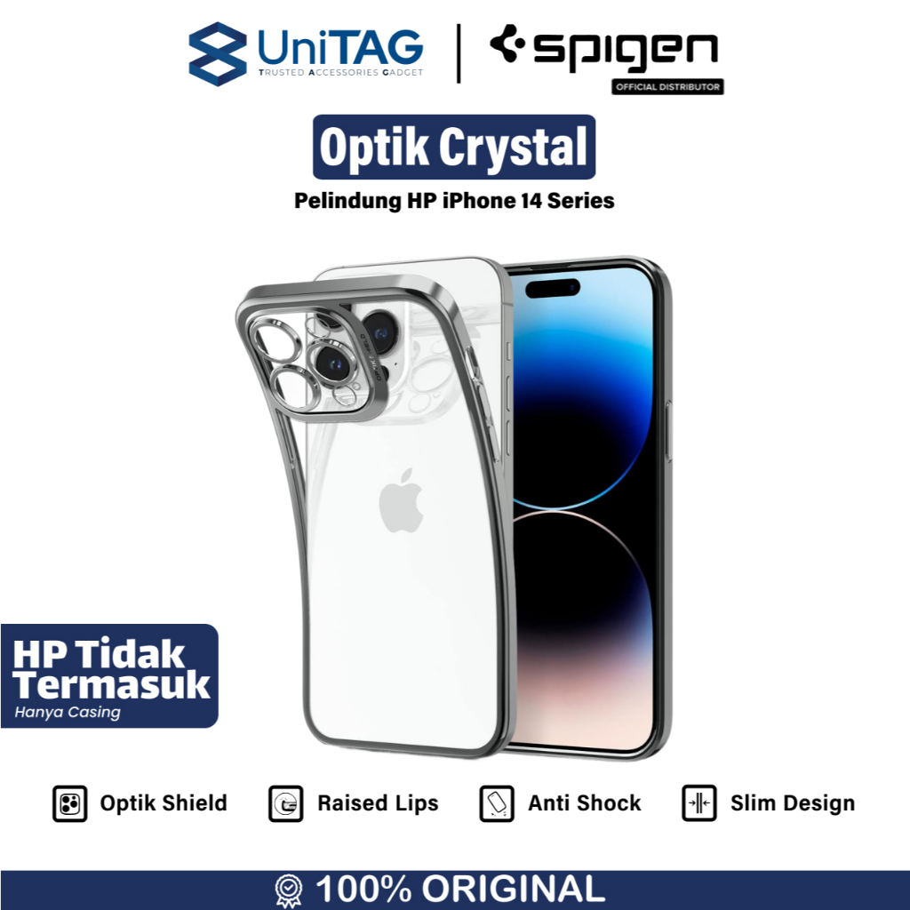 Jual Case Pelindung HP for iPhone 14 Pro Max Plus Spigen Optik Crystal ...