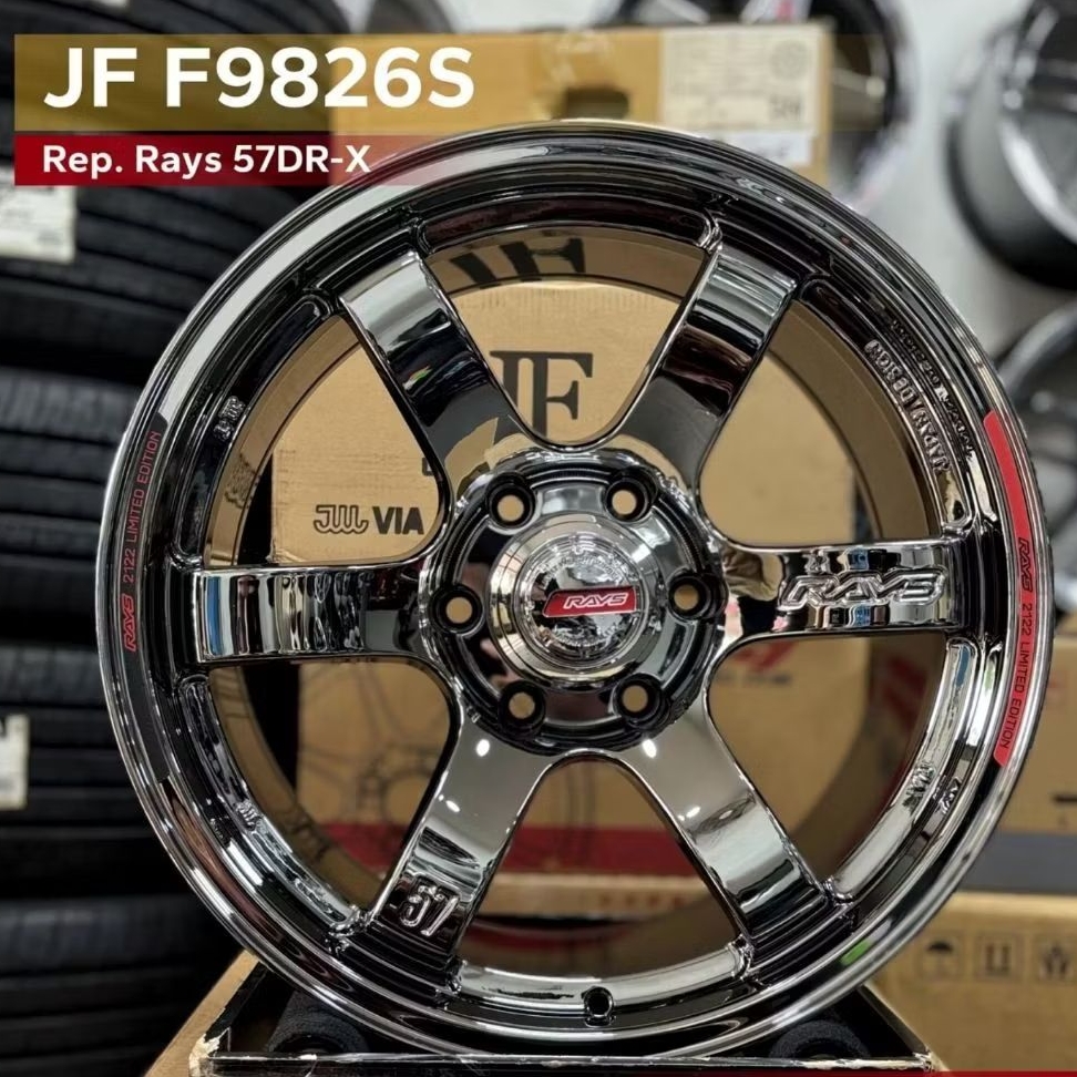 Jual velg mobil RAYS 57 PCD 6X139,7 R18 velg racing R18 velg mobil ring 18 cocok untuk mobil ...