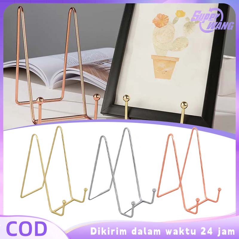 Jual Stand Display Buku Logam Stand Foto Rak Penyimpanan Foto Stand ...