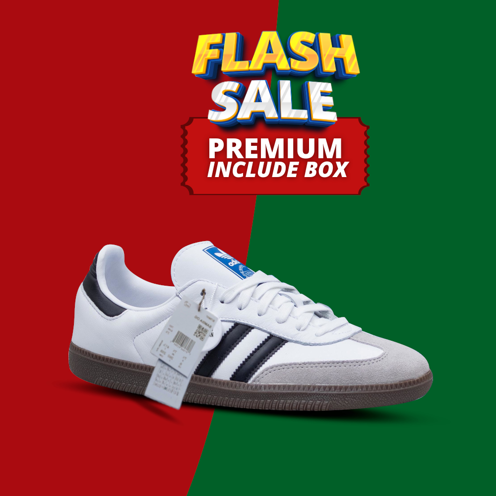 Jual Sepatu Sneakers SaMBa OG Putih hitam Kasual Pria Wanita Kualitas ...