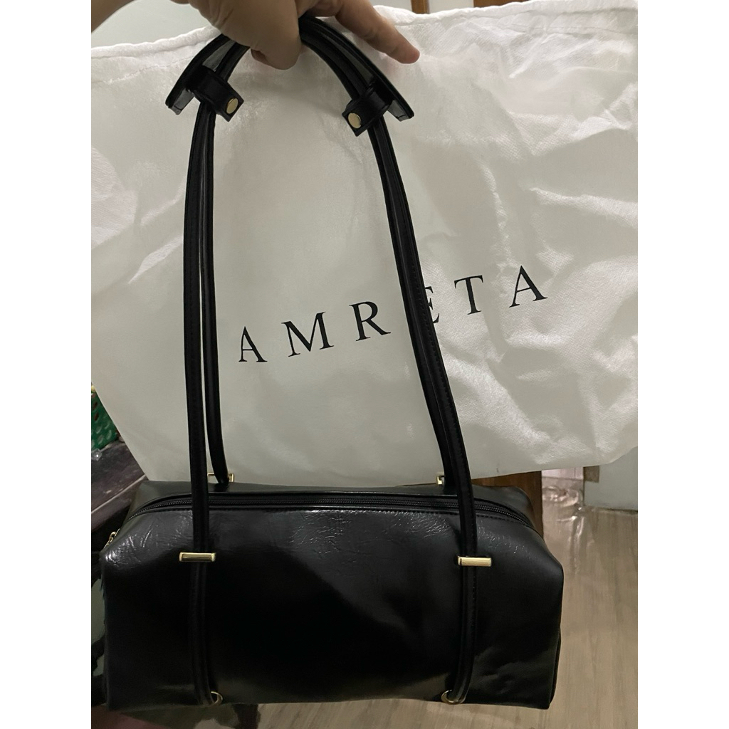 Jual amreta shoulder bag black | Shopee Indonesia