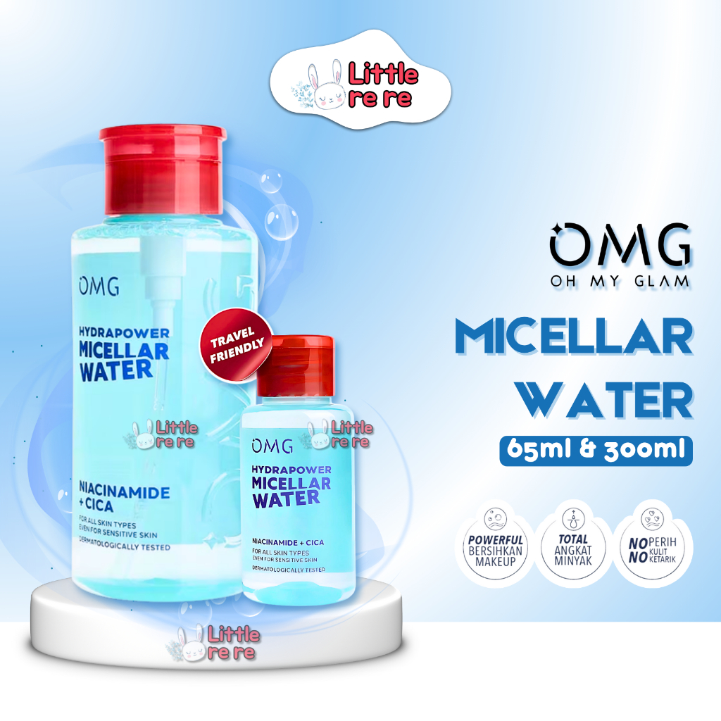 Jual OMG OH MY GLAM HydraPower Micellar Water - 65ml & 300ml ...