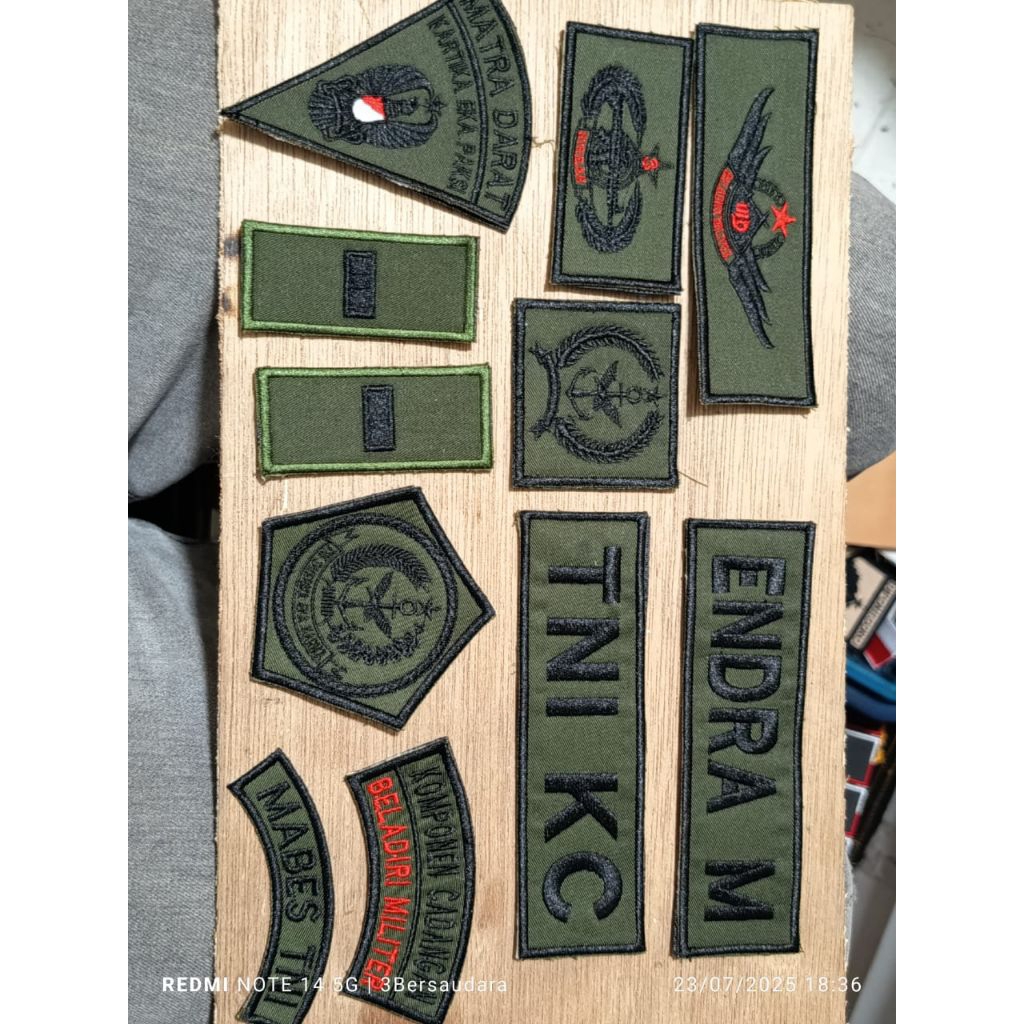 Jual Patch / Bordir (Atribut TNI KC + Perekat) | Shopee Indonesia