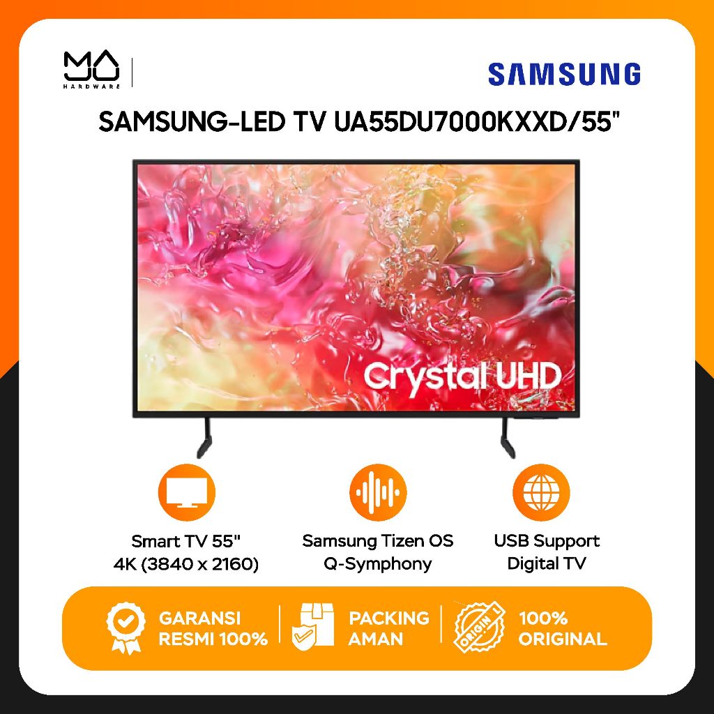 Jual SAMSUNG 55 Inch Crystal UHD DU7000 4K Smart TV UA55DU7000KXXD ...