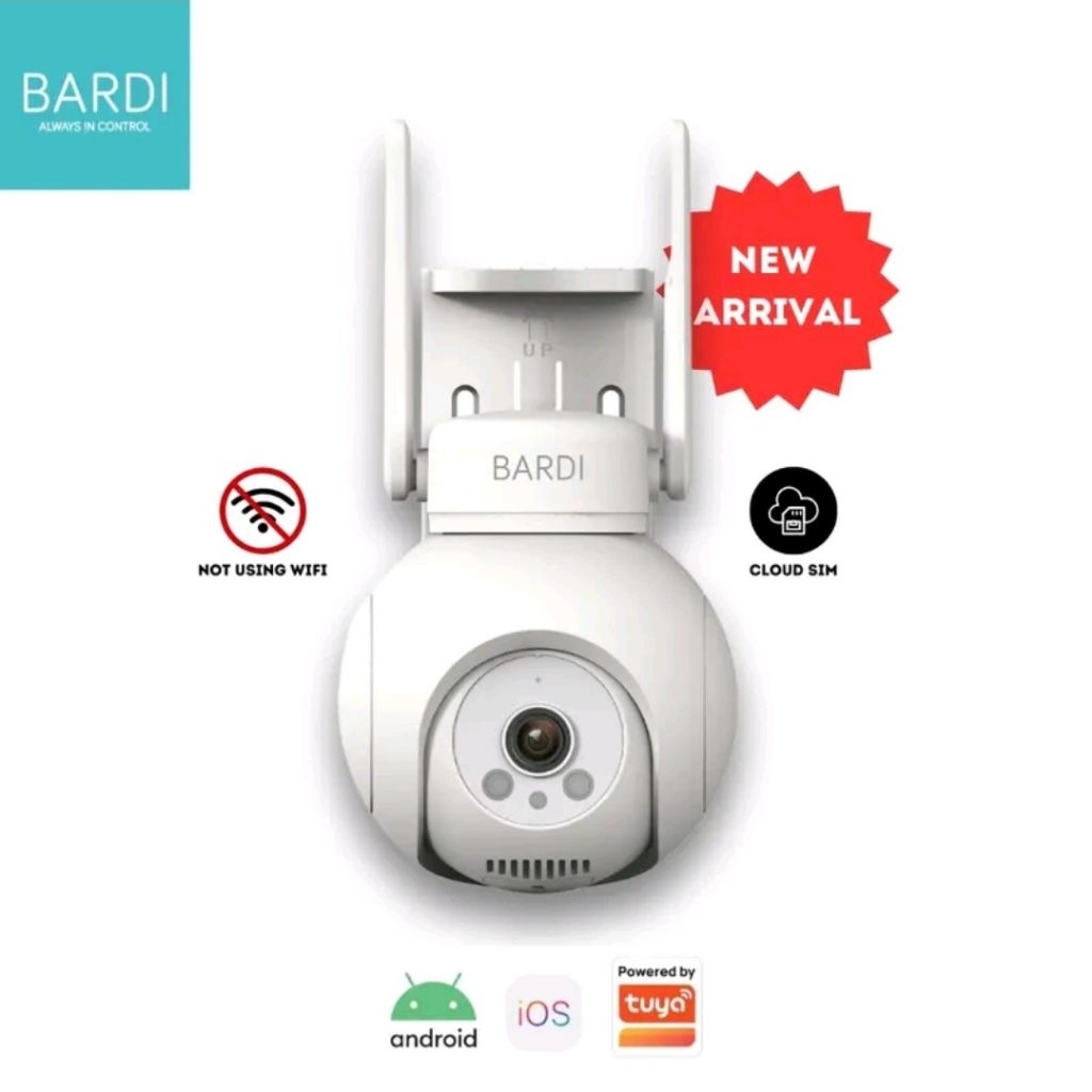 Jual BARDI IP CAMERA OUTDOOR PTZ WITH CLOUD SIM - SMART CCTV TANPA WIFI ...
