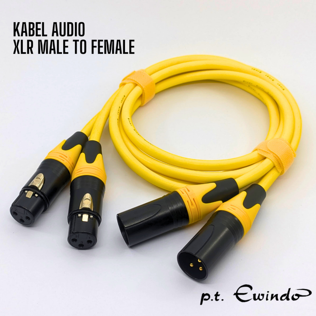 Jual Terlaris Kabel Set Mixer Ke Power XLR Male XLR Female Kabel Canare ...