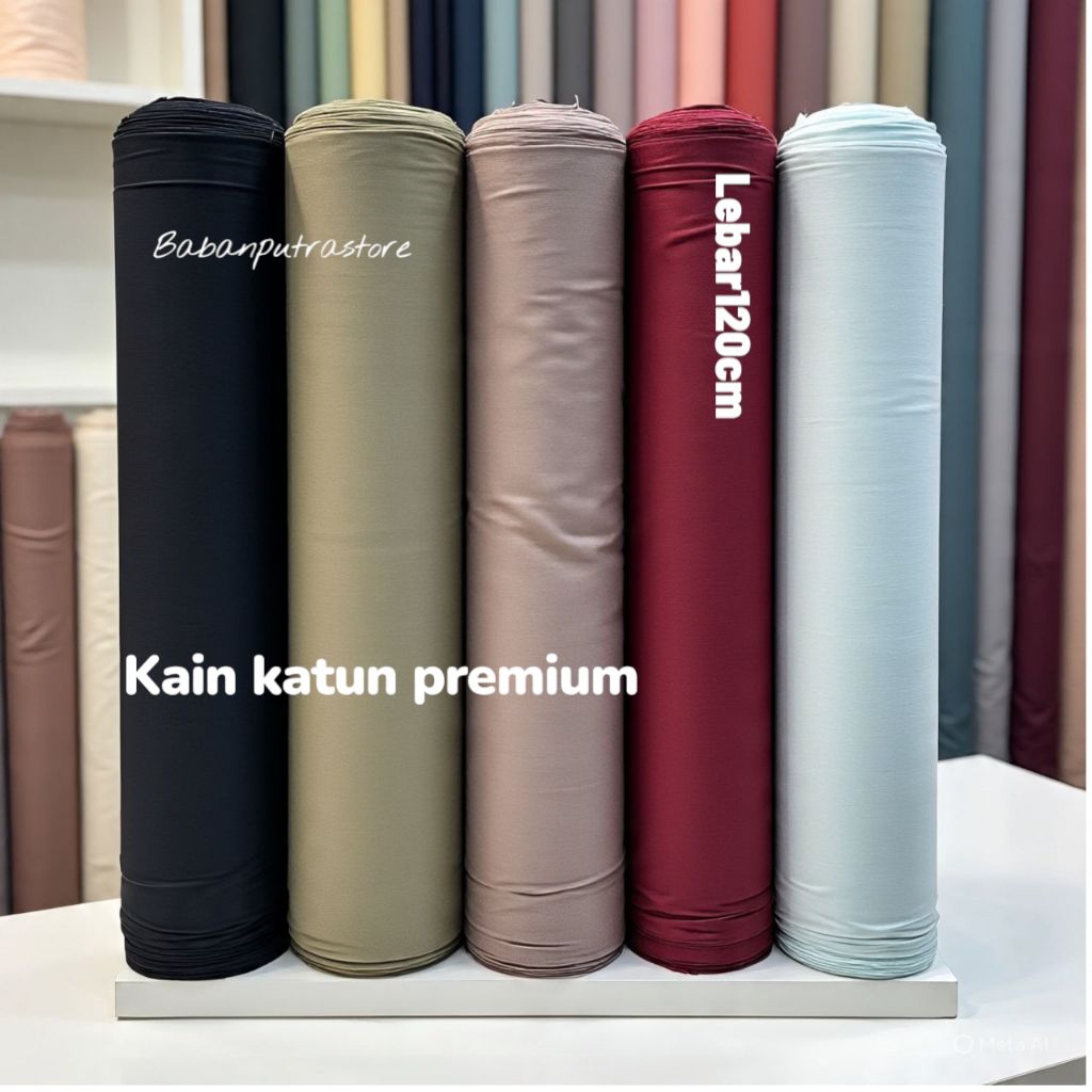 Jual kain katun micro eceran 100% GRADE A . per 1 meter lebar 120cm ...