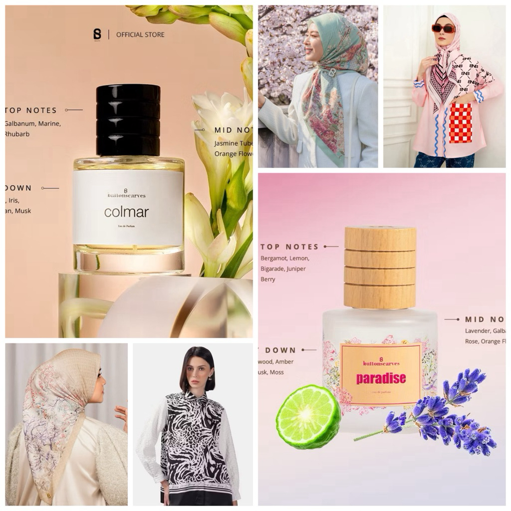 Jual Buttonscarves Holiday Bora Colmar Eau De Perfume | Shopee Indonesia