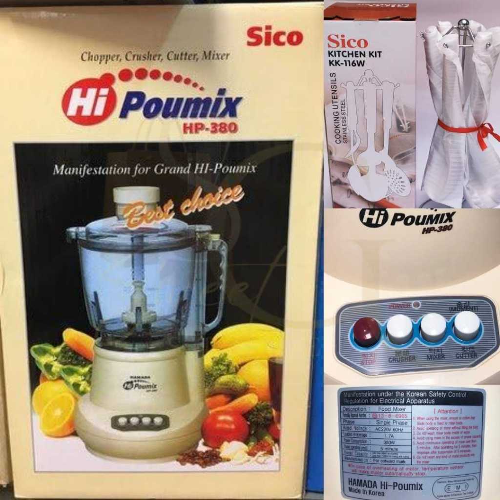 Jual SICO | HAMADA Hi Poumix HP-380 Food Processor - Chopper - Mixer ...