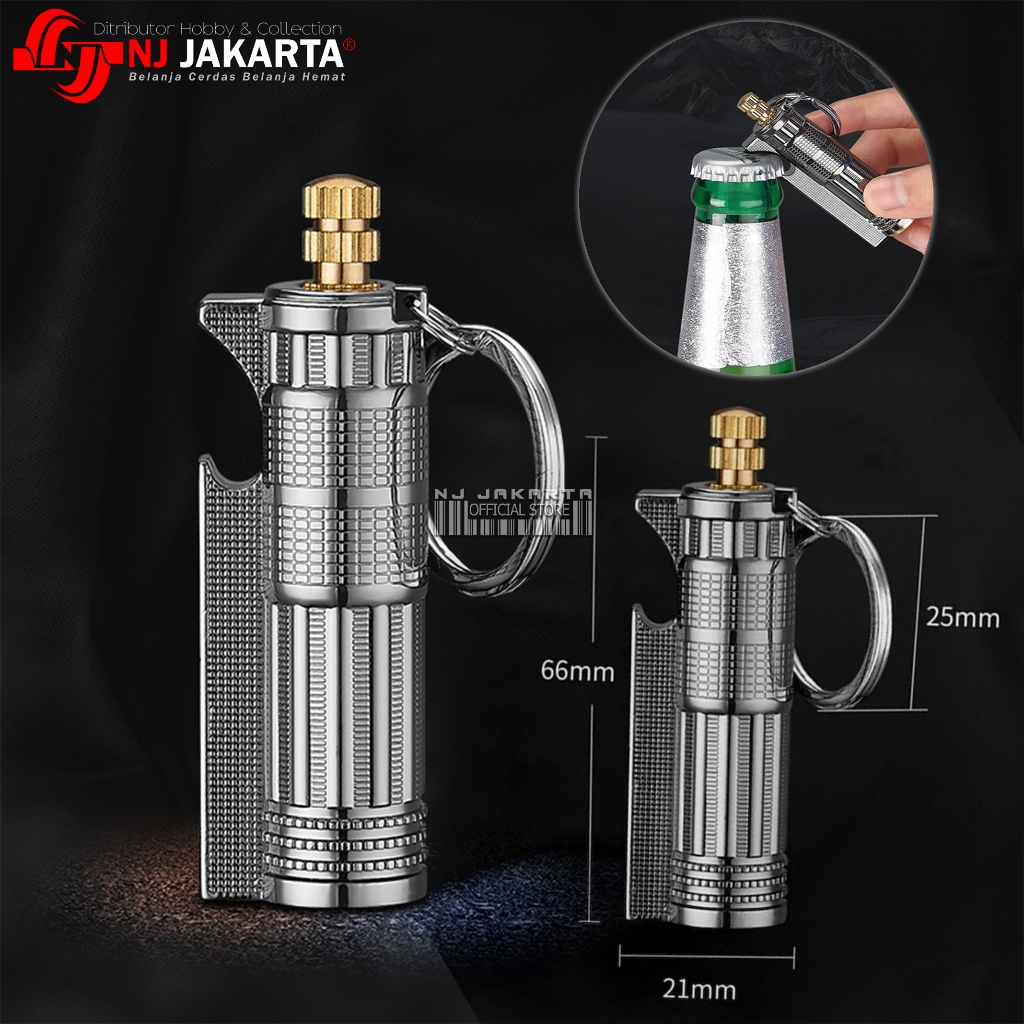 Jual Korek api klasik roda sumbu minyak gesek samping vintage kerosene ...