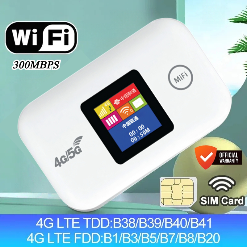 Jual MODEM MIFI WIFI SIM CARD UNLOCK ALL OPERATOR 5G LTE 300Mbps ...
