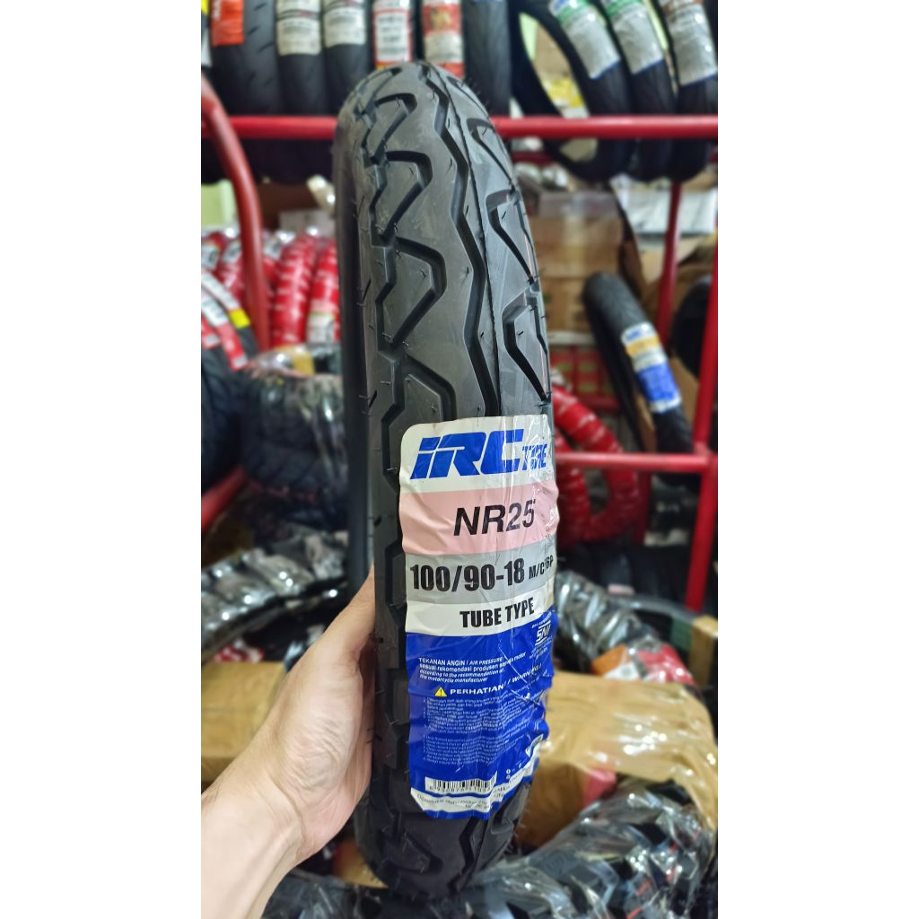 Jual BAN IRC NR25 100/90-18 TUBE TYPE Ban RXK/TIGER/MEGA PRO | Shopee ...