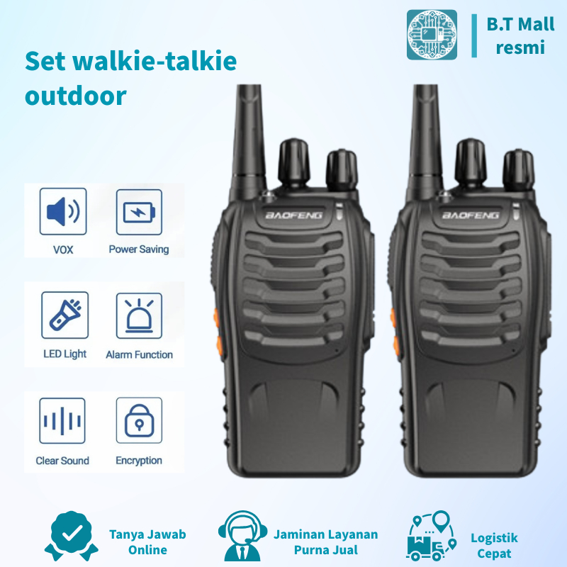 Jual BF-888S Radio Two-way nirkabel Baofeng, stasiun radio nirkabel ...