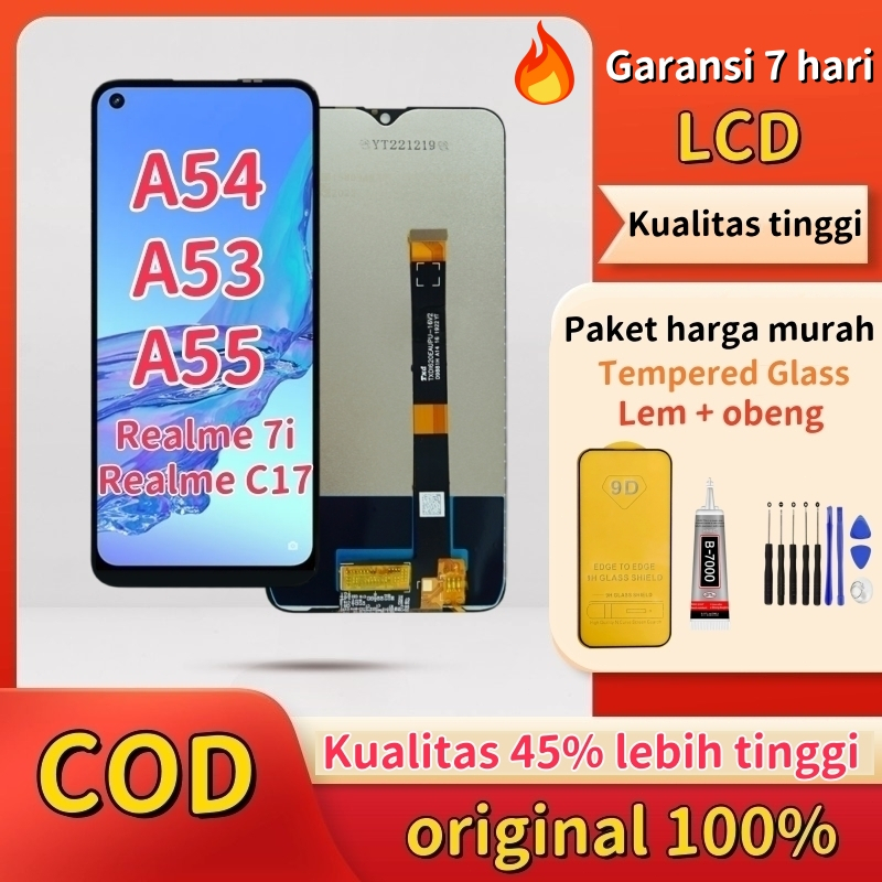Jual LCD HP OPPO A53 / A54 / Realme 7i / Real me C17 / A53 2020 / A53S ...