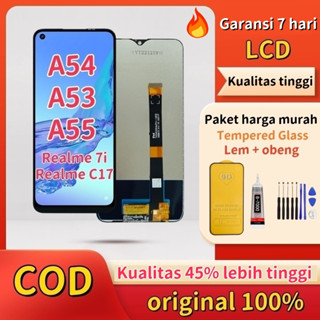 Jual Lcd HP OPPO A53 A54 Realme 7i Real me C17 A53 2020 A53S A55 original 100% Full set Garansi ...