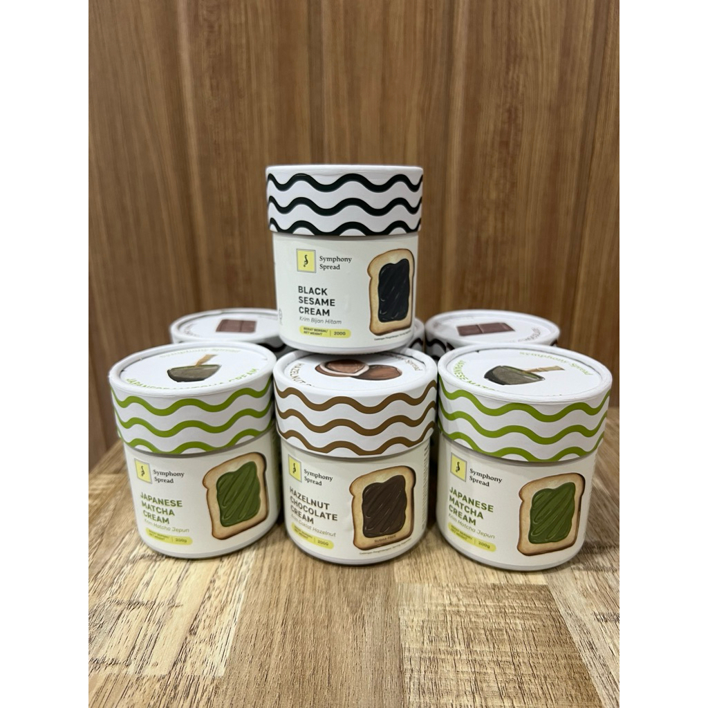 Jual Symphony spread ( ready stock ) halal selai matcha black sesame sugar free malaysia ...