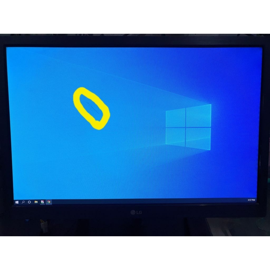Jual Monitor pc led LG 20” widescreen (vga + hdmi). minus ada baret ...