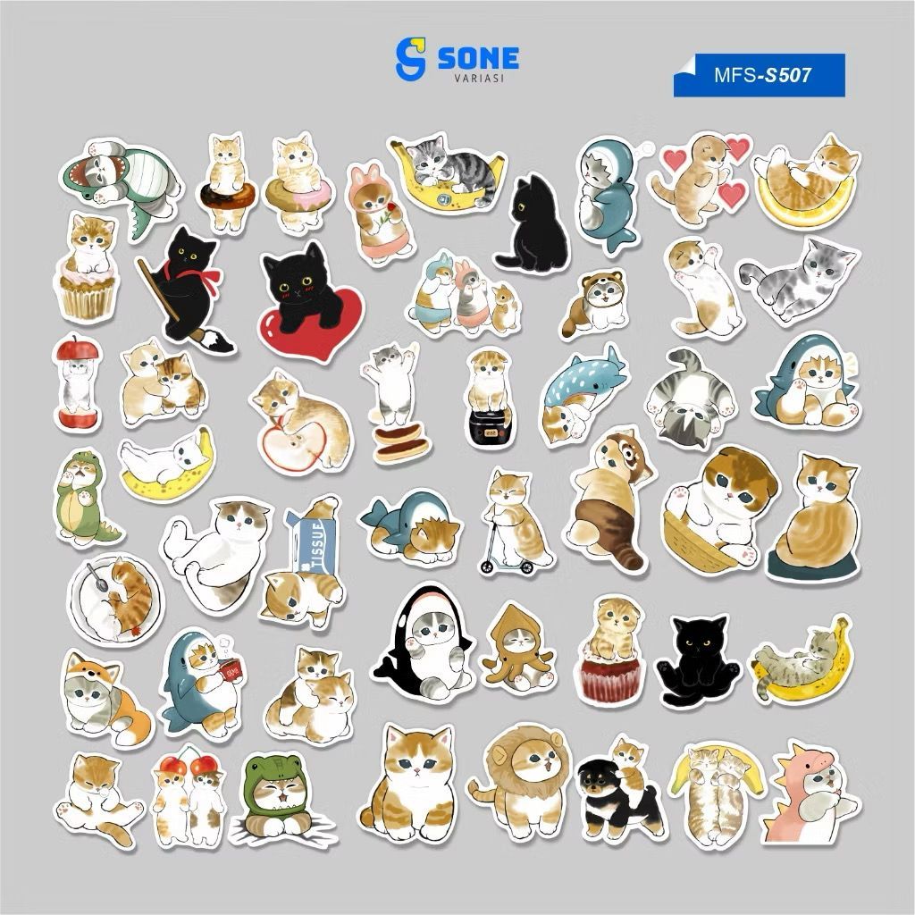 Jual Sticker Pack Sticker Aesthetic Anti Air untuk Personalisasi Laptop ...