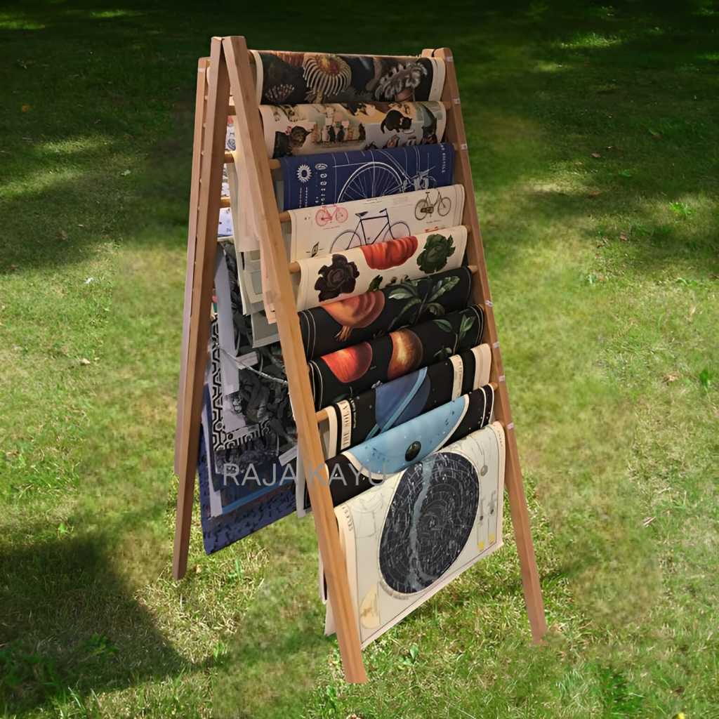 Jual rak kertas wrapping buket/rak multyfungsi/rak kertas celo 14 susun ...