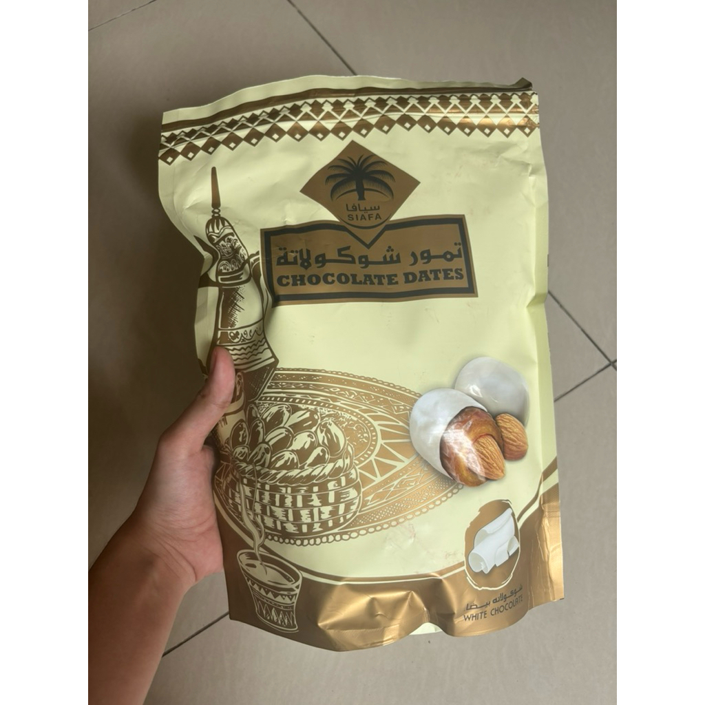 Jual Siafa Chocolate Dates - White Chocolate 500 gr | Shopee Indonesia